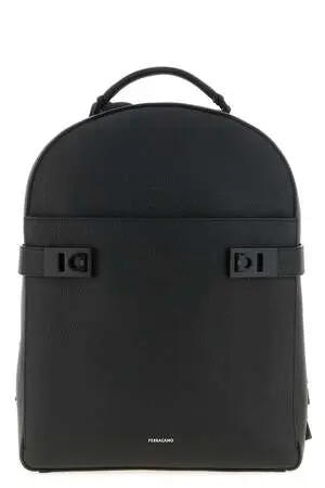 FERRAGAMO Hug' Backpack - Black