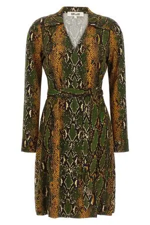 Diane Von Furstenberg Printed 'new Jeanne' Silk Wrap Dress