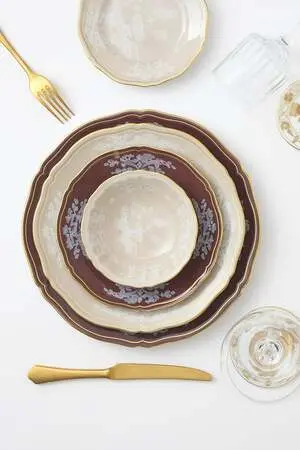 GINORI 1735 Oriente Italiano Meringa' Soup Plate
