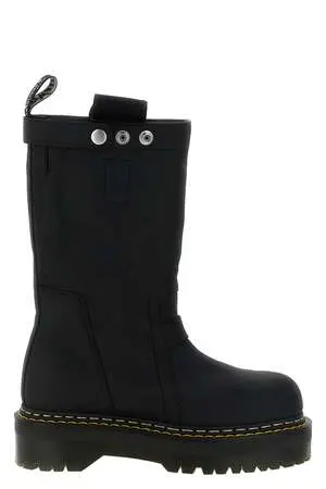 Rick Owens Dr. Martens X 'quad Sole Pull On' Boot - Black