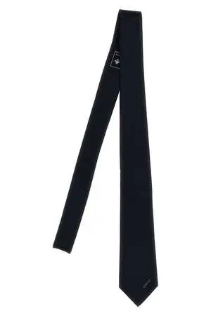 Gucci The Horsebit Silk Jacquard Tie - Blue