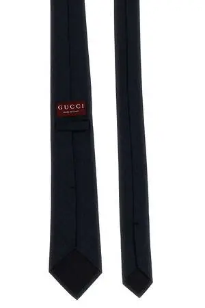 Gucci The Horsebit Silk Jacquard Tie