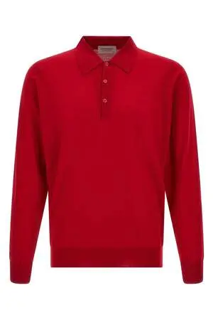 John Smedley Polo 'dorset - Red