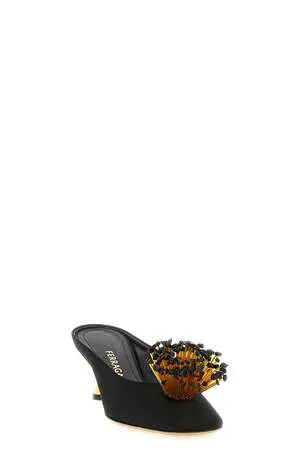 FERRAGAMO Mule With Sculptural Heel