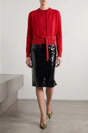 FERRAGAMO Patent Leather Skirt