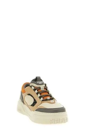 Fendi Sneaker With Ff Monogram Jacquard