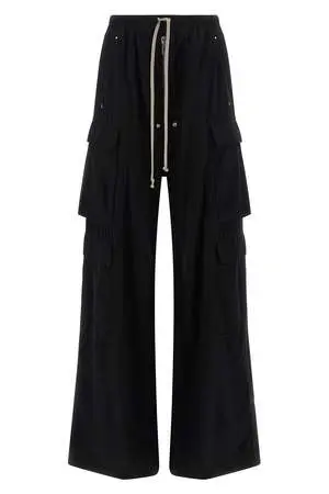 Rick Owens Double Cargo Jumbo Belas' Trousers - Black