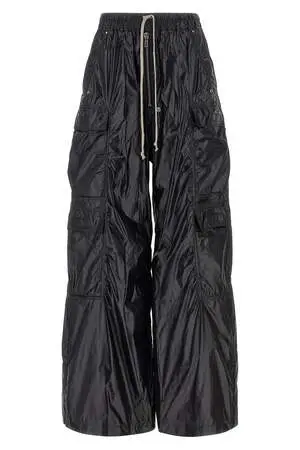 Rick Owens Pants Exposed Zip Detail - Black
