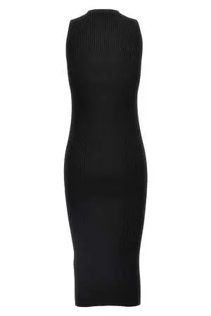 Alexander McQueen Slashed Knit' Midi Dress