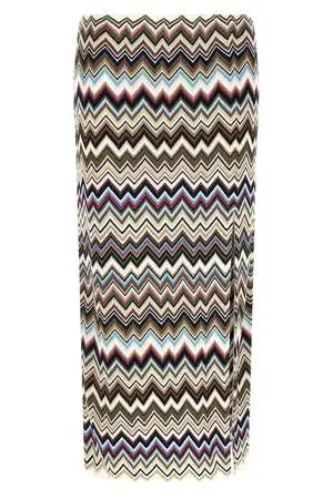 MISSONI 'chevron' Midi Skirt