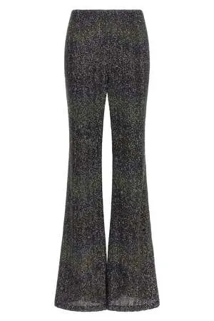 Missoni Flared Trousers With Micro-sequin Weave - Multi