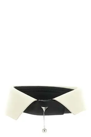 Fendi 5 Sisters' Bicolor Collar - White/black