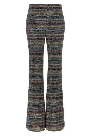 Missoni Woven Greek Key Motif Trousers - Multi