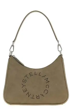 Stella McCartney Shoulder Bag 'hobo Alter Suede - Gray