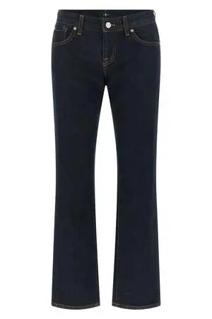 7 For All Mankind Low Cigarette Jeans - Blue