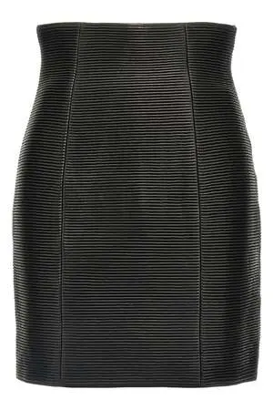Balmain Skirt 'hw Rolled - Black