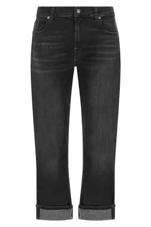 7 For All Mankind Relaxed Skinny' Jeans - Black