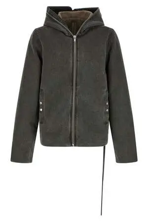 Rick Owens Gimp Zipfront Jacket - Gray