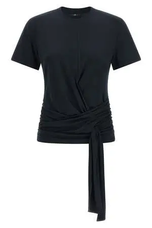 7 For All Mankind Fitted Twist' T-shirt - Blue