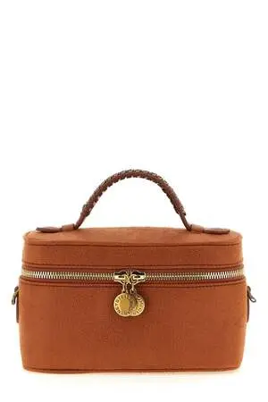 Stella McCartney Vanity Case Bag With Braided Details - Orange