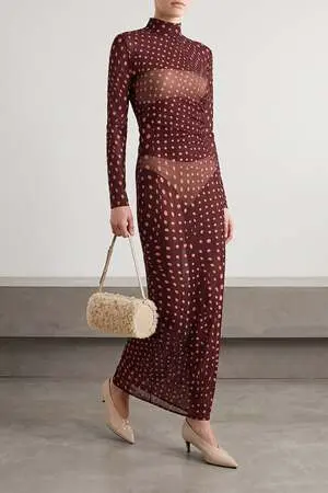 Stella McCartney Stella Logo Faux Shearling Shoulder Bag