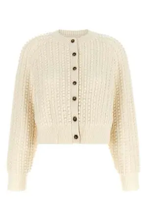 LOULOU STUDIO Edie Cardigan - White