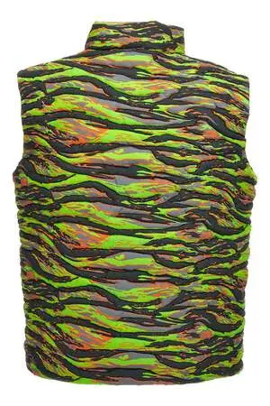 ERL Gilet 'vest Imbottito In Tessuto Camouflage