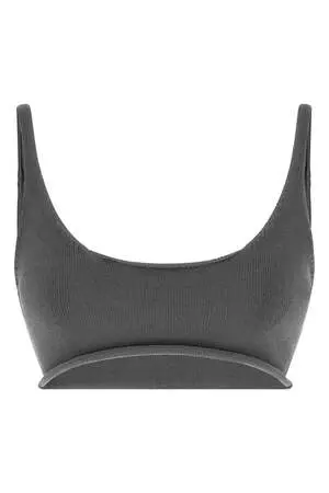 ENTIRE STUDIOS Cropped Top With Rolled Hem