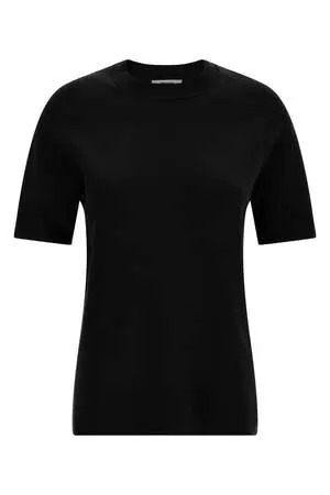 ENTIRE STUDIOS T-shirt With Ribbed Crew Neck - Black
