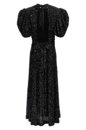 ROTATE BY BIRGER CHRISTENSEN Sequin Midi Dress