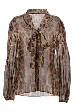 Dolce & Gabbana Shirt 'stampa Animalier Allover