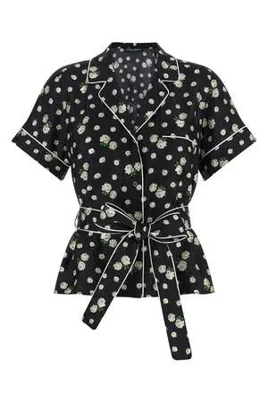 Dolce & Gabbana Shirt With Contrast Piping - Black