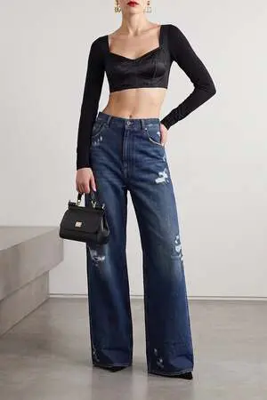 Dolce & Gabbana Cropped Bustier Top