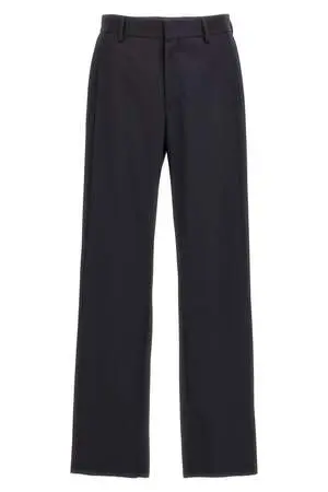 Fendi Wool Crepe' Trousers - Blue