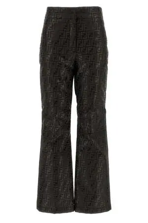Fendi Jacquard Ff' Trousers - Brown