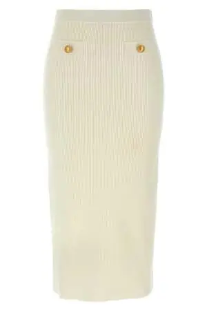 Alessandra Rich Skirt 'merino Wool Knit