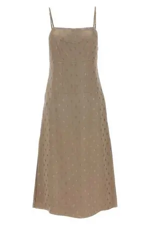 Fendi Flower Satin J' Dress