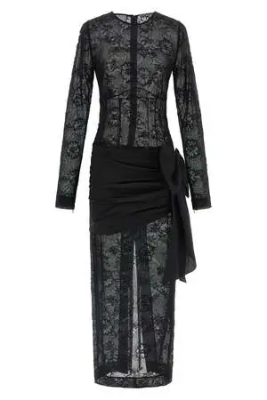 Alessandra Rich Lace Bustier Dress