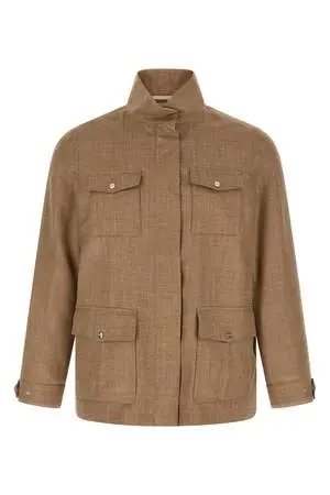 Herno Field Jacket With Branded Metal Buttons
