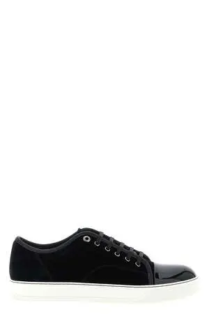 LANVIN Dbb1 Sneaker With Patent Leather Toe - Black