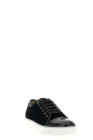 LANVIN Dbb1 Sneaker With Patent Leather Toe