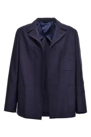 Fendi Giacca Monopetto Martingala Sul Retro' Blazer - Blue