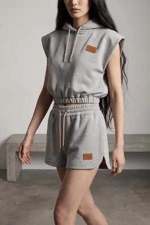 Fendi Shorts Leather Patch Detail