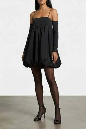 ROTATE BY BIRGER CHRISTENSEN Satin Le Bubble Dress