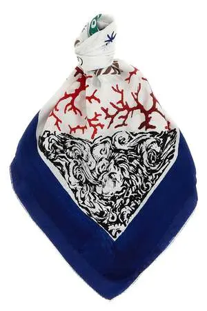 FRI Coral Print Foulard - Multi