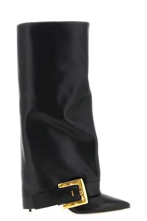 Balmain High Boots With Gaiter Effect