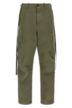 Fendi Doppio Punto Embroidered Trousers - Green