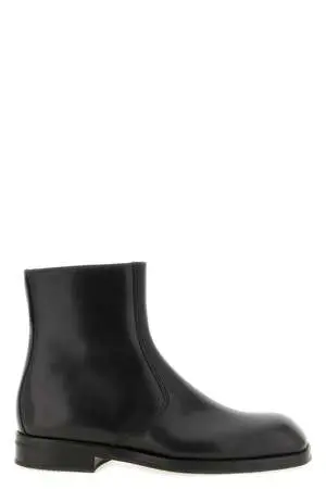 LEMAIRE Ankle Boots Square Toe - Black