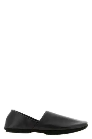 LEMAIRE Nappa Slipper Loafers - Black