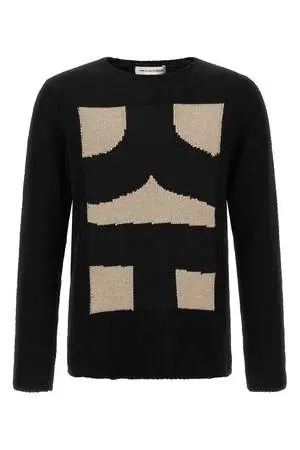 Comme Des Garçons Intarsia Sweater - Black
